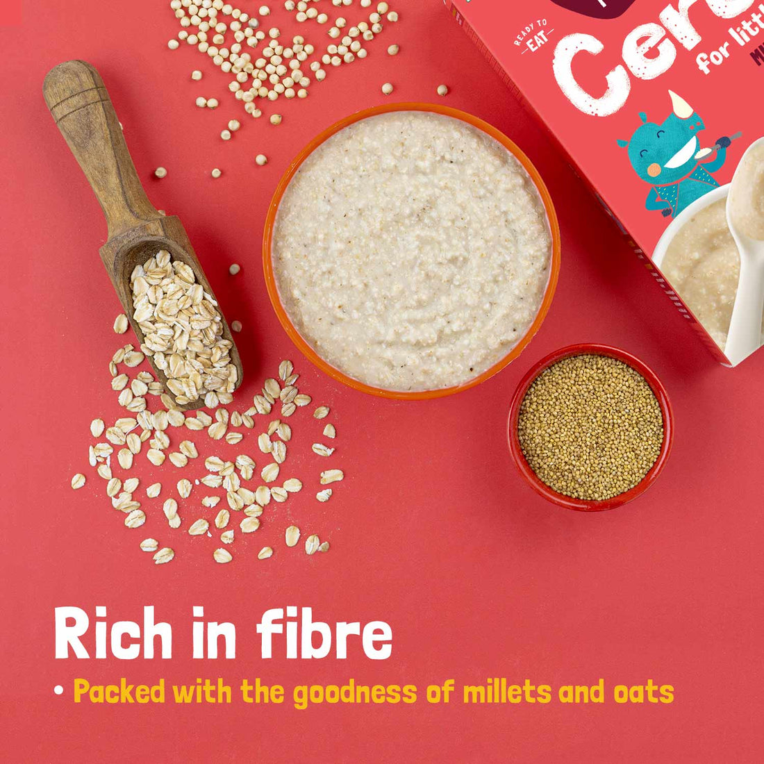 Buy Millets & Oats Porridge - Instant Millets Porridge Mix Online ...