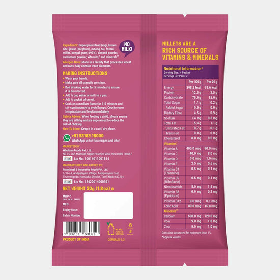 Trial Packs Combo Cereals - Slurrp Farm