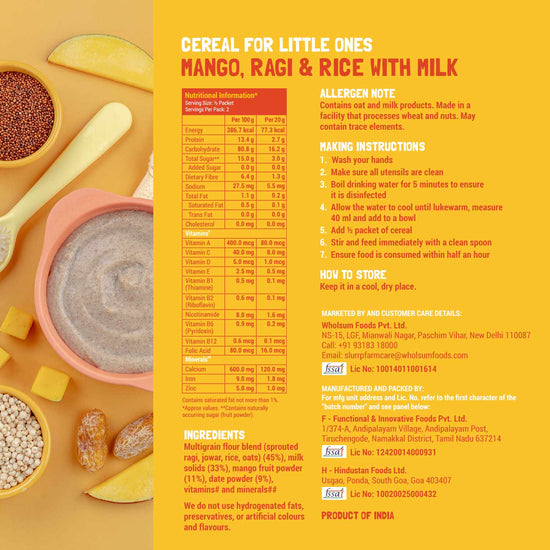 Trial Packs Combo Cereals - Slurrp Farm