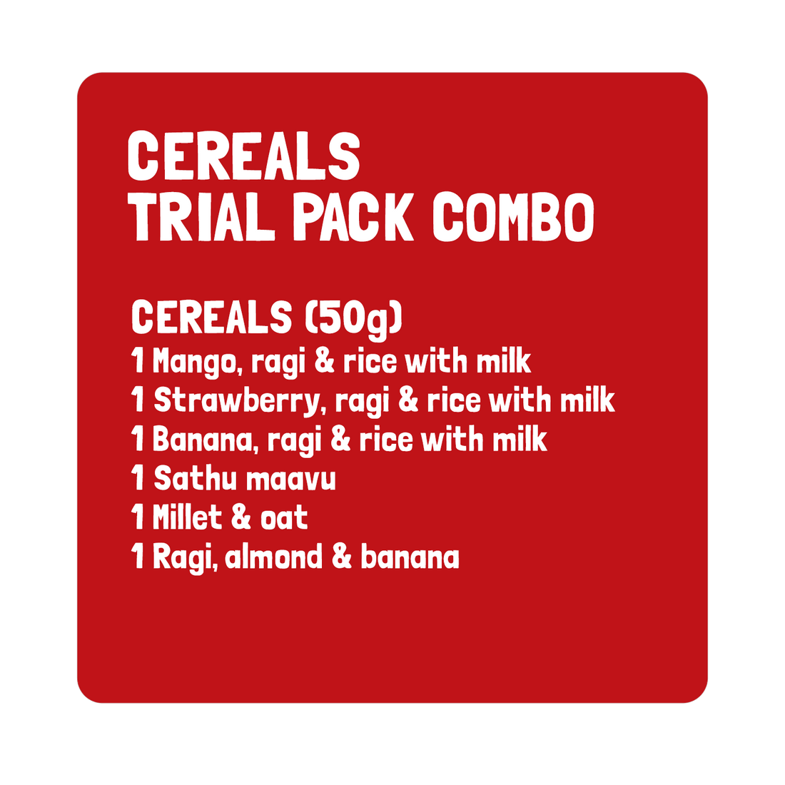 Trial Packs Combo Cereals - Slurrp Farm